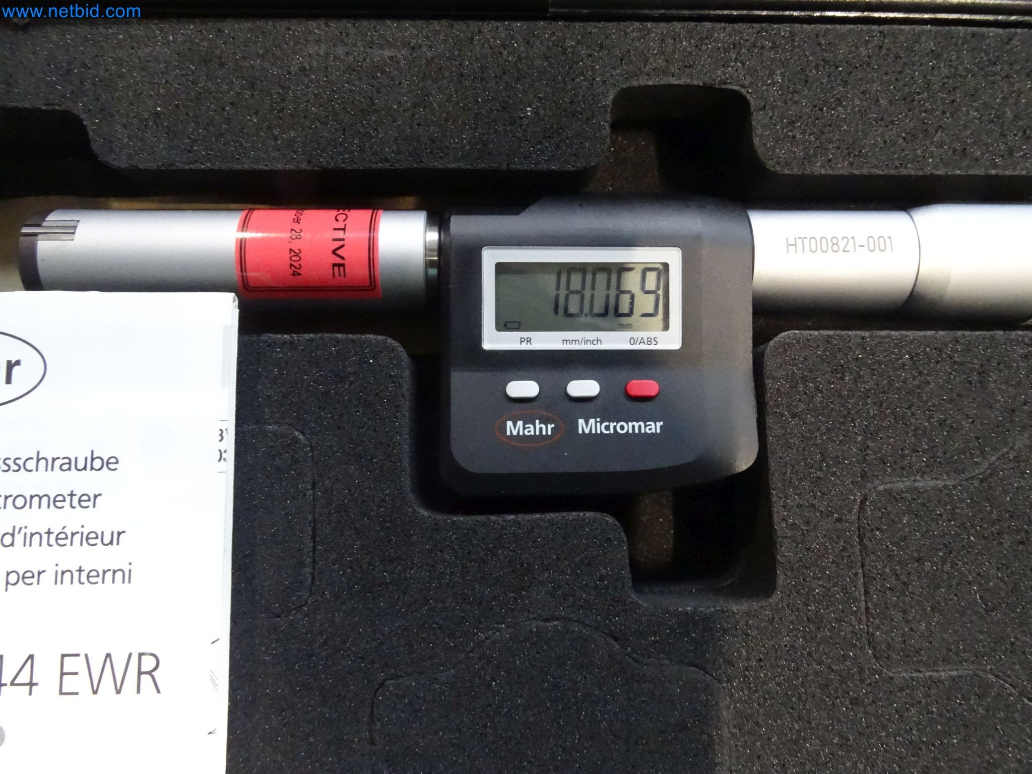 buy used Digital inside micrometer (HT00821-001) Mahr Micromar 44 EWR ...