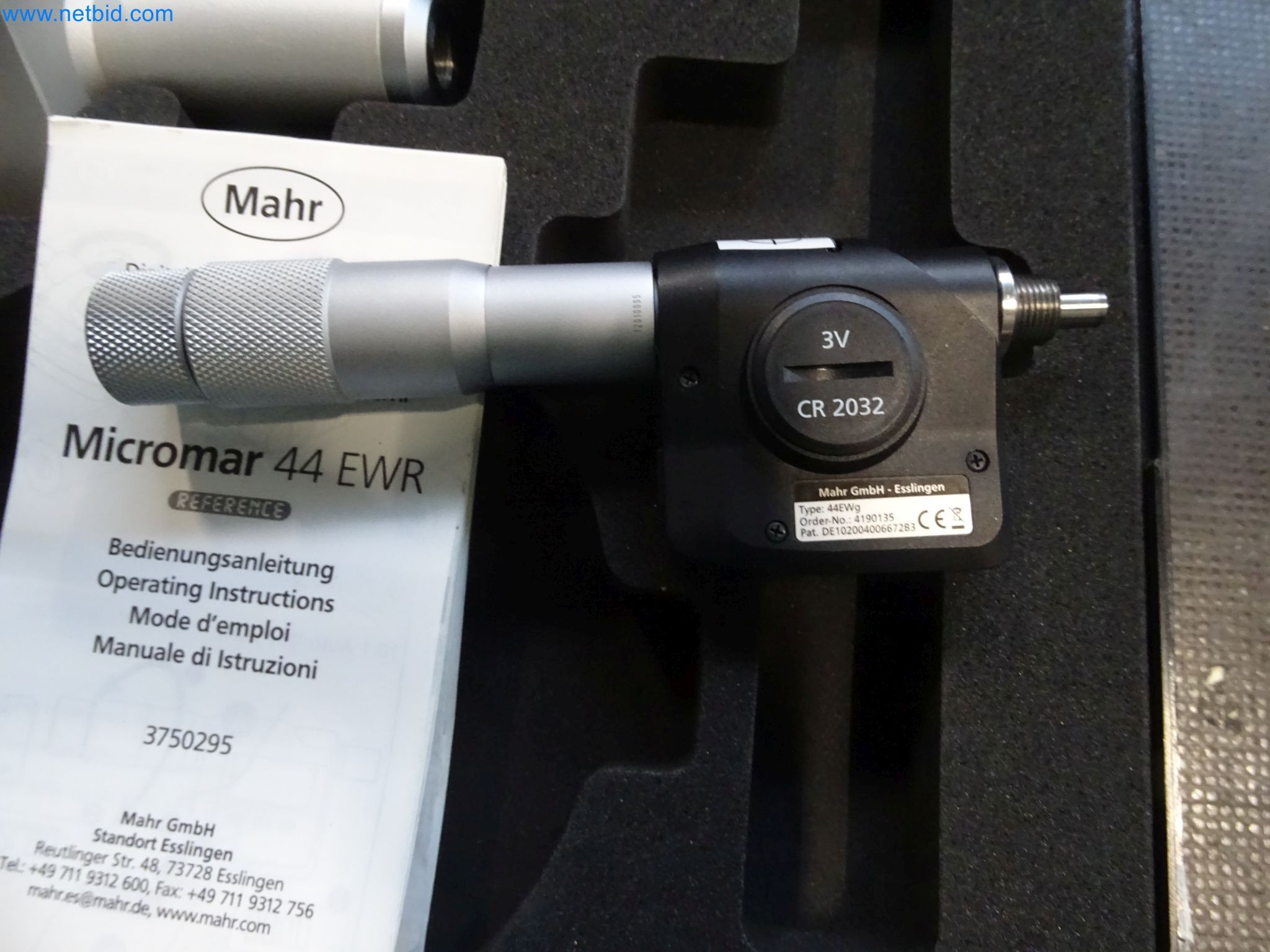 buy used Digital inside micrometer (HT00800-001) Mahr Micromar 44 EWR ...