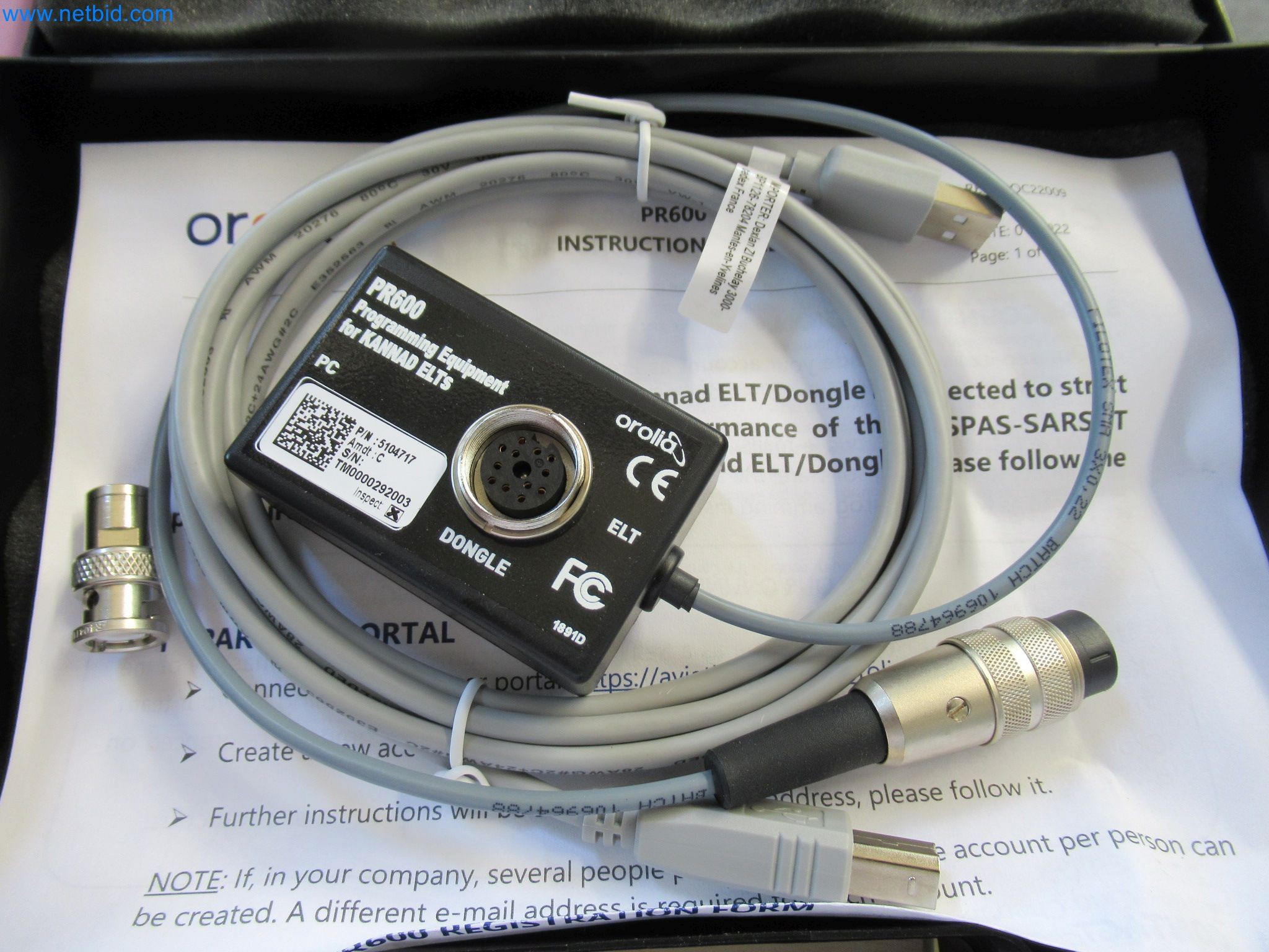 Kannad ELT Programmier-Kit Orolia PR600 gebraucht kaufen (Auktion ...