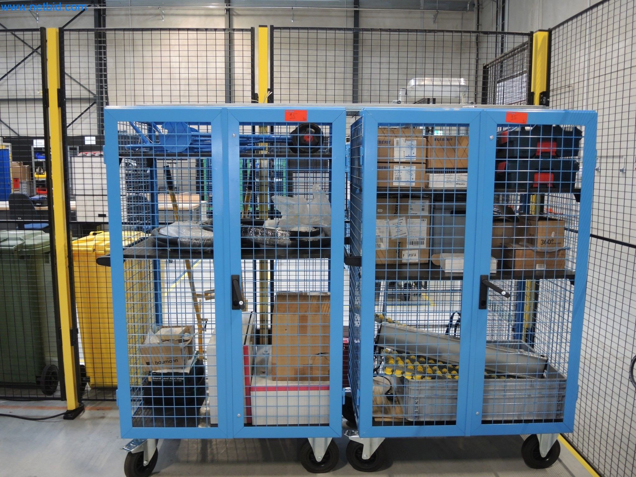 buy used 9 Mesh transport trolley (without contents) (Auction #18242-95 ...