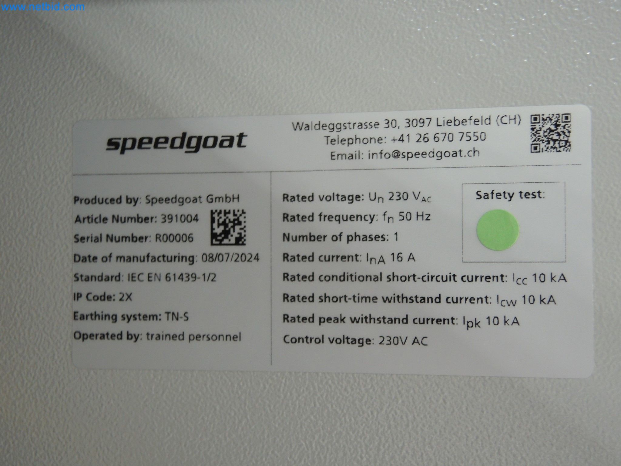 buy used HIL-XCU Test-Rig 3 (E005396) (knock down under reserve ...