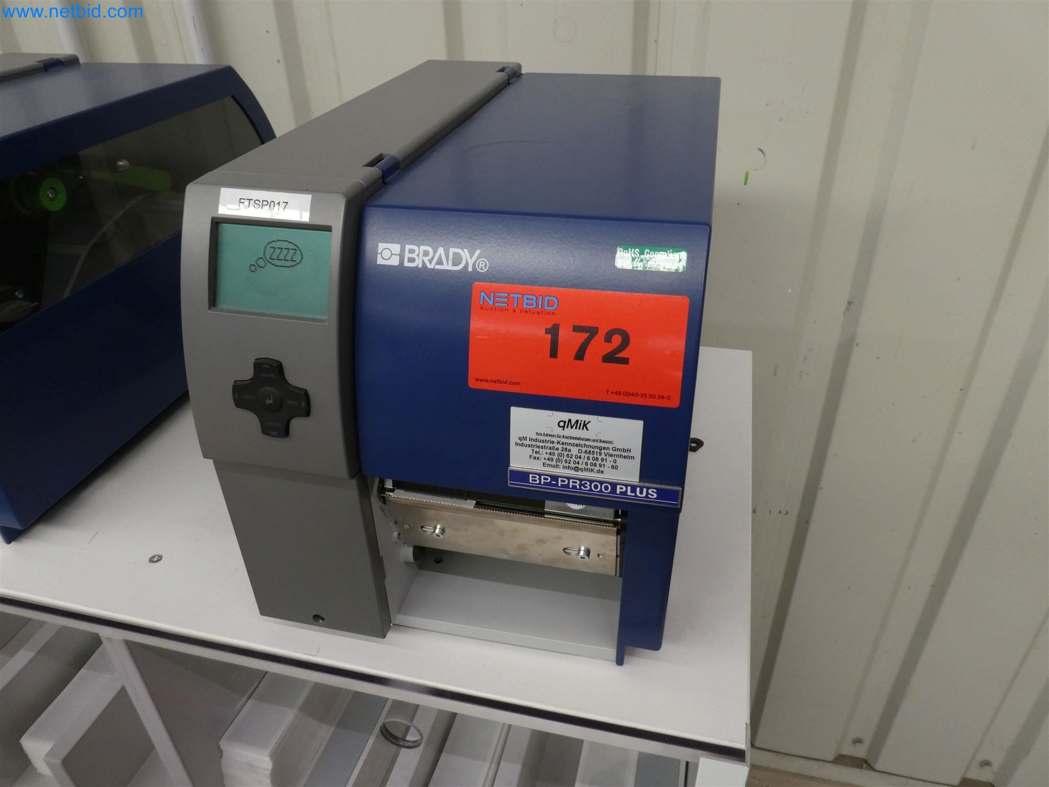 buy used Label printers/ thermal transfer printers Brady BP-PR300 PLUS ...