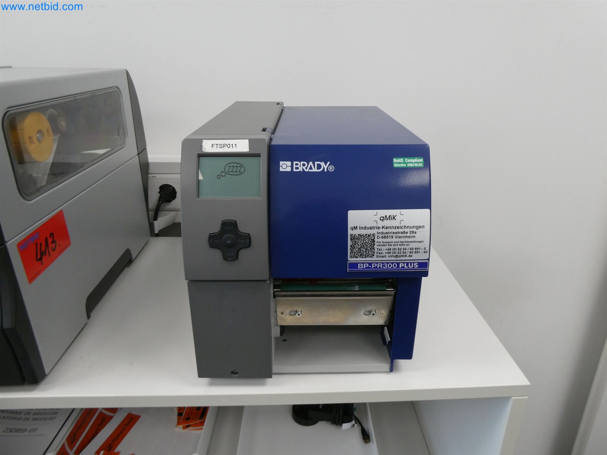 buy used Label printers/ thermal transfer printers Brady BP-PR300 Plus ...