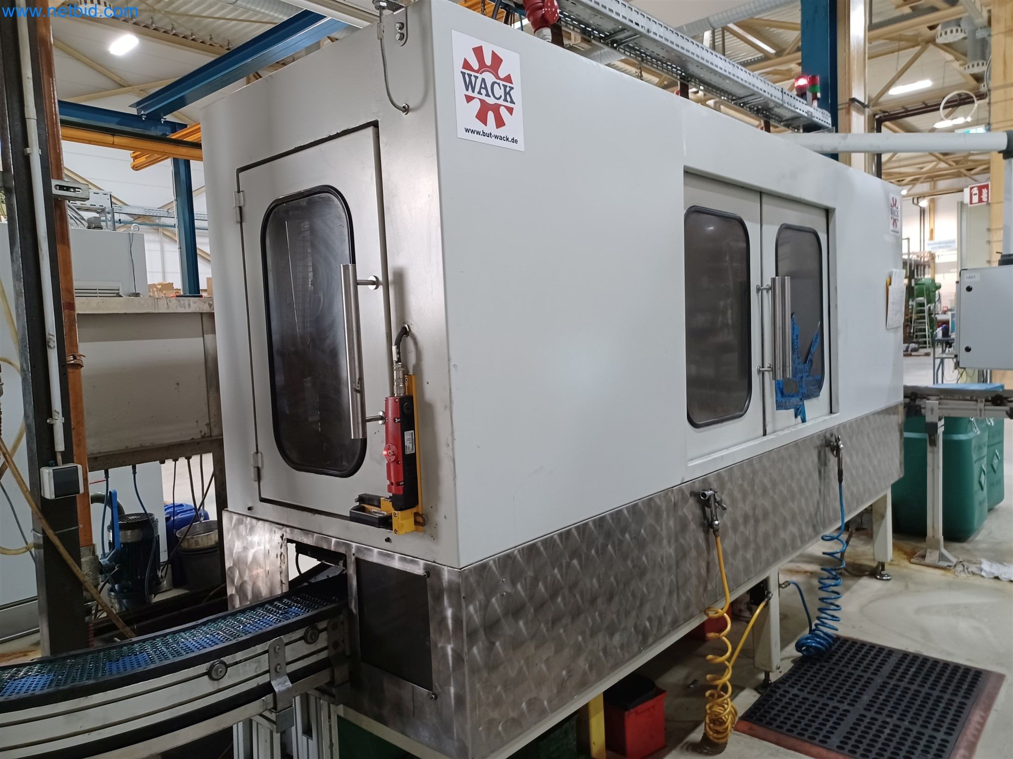 buy used Continuous surface deburring/brushing machine Wack (Trading ...