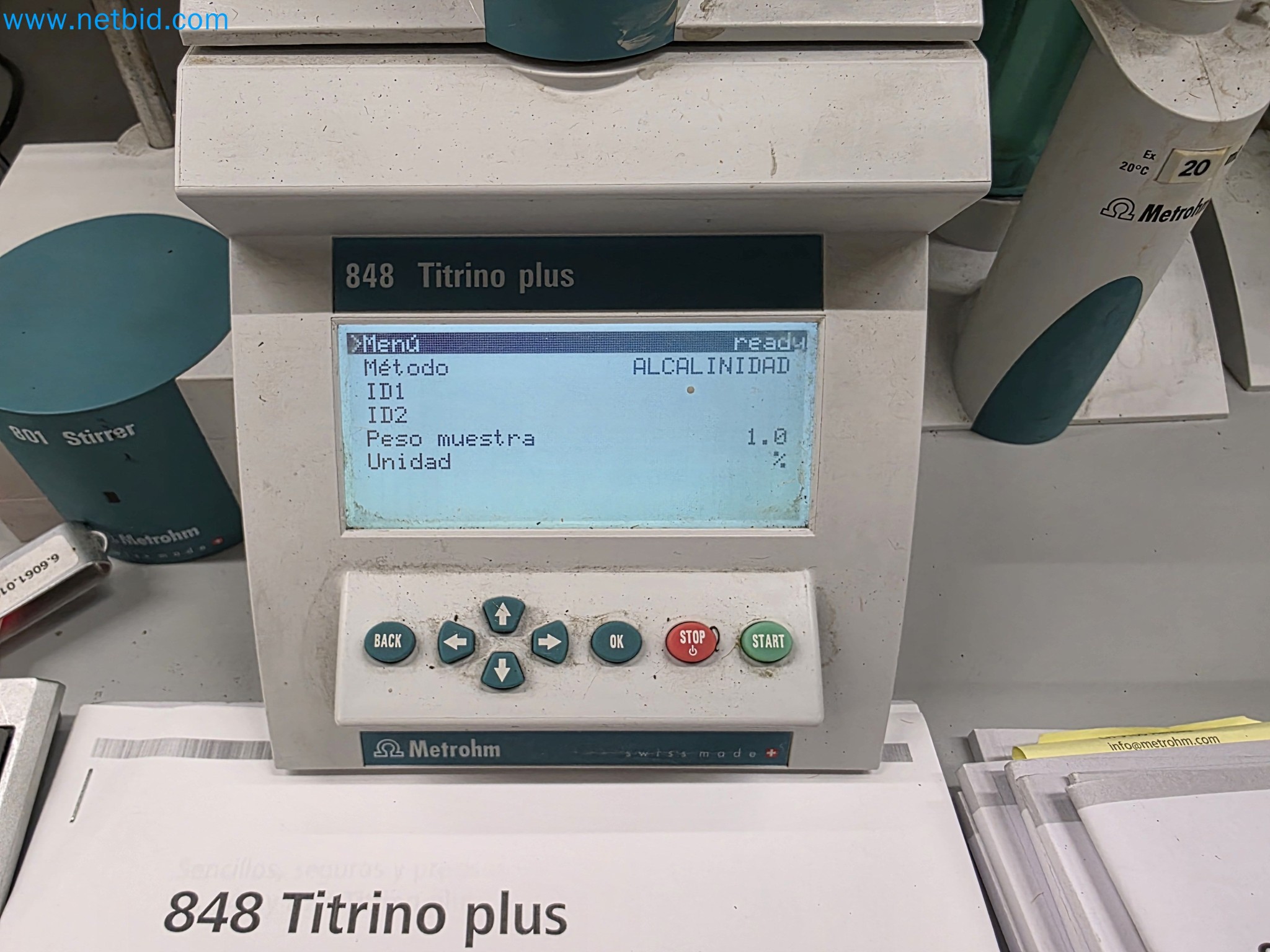 Universaltitrator METROHM 848 TITRINO PLUS gebraucht kaufen (Auktion ...