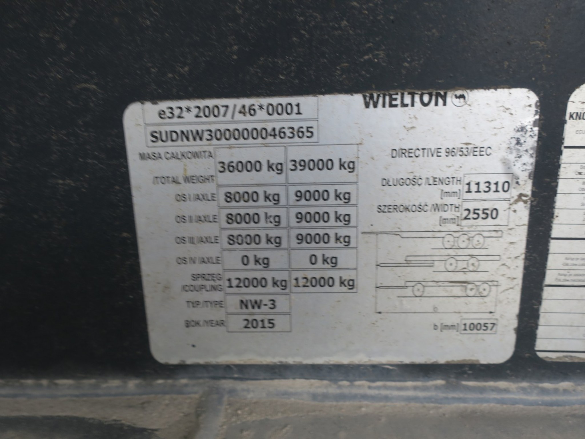 Kipper aanhangwagen WIELTON NW-3 gebruikt kopen (Veiling #A19086-75 ...