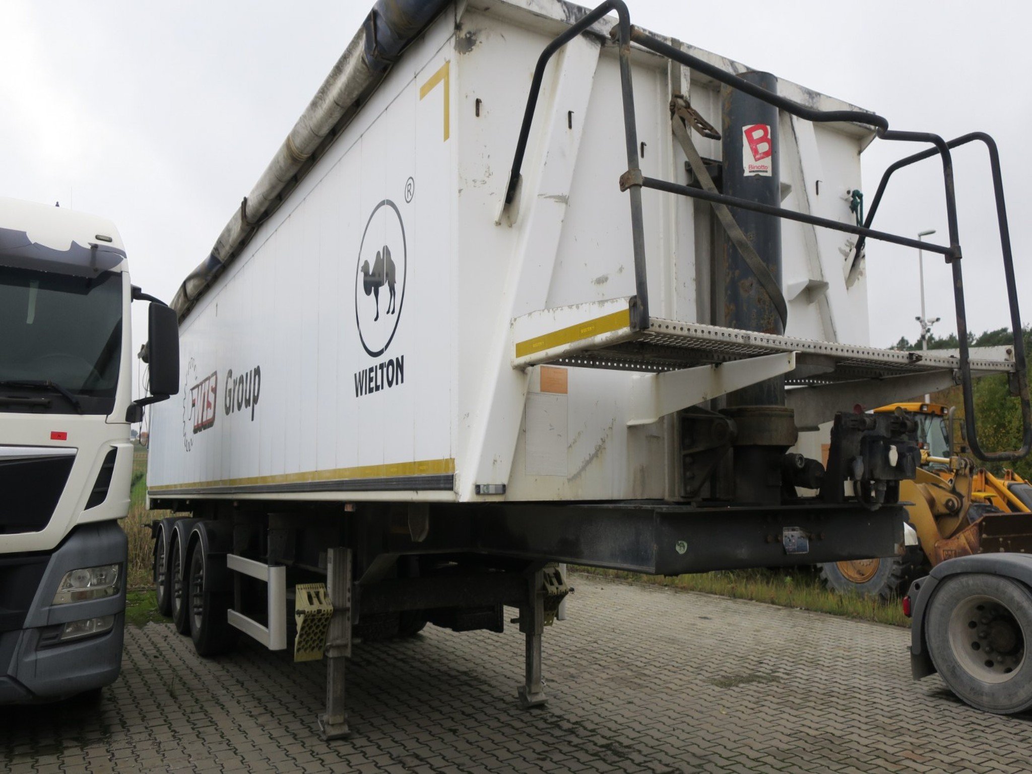 Kipper aanhangwagen WIELTON NW-3 gebruikt kopen (Veiling #A19086-75 ...