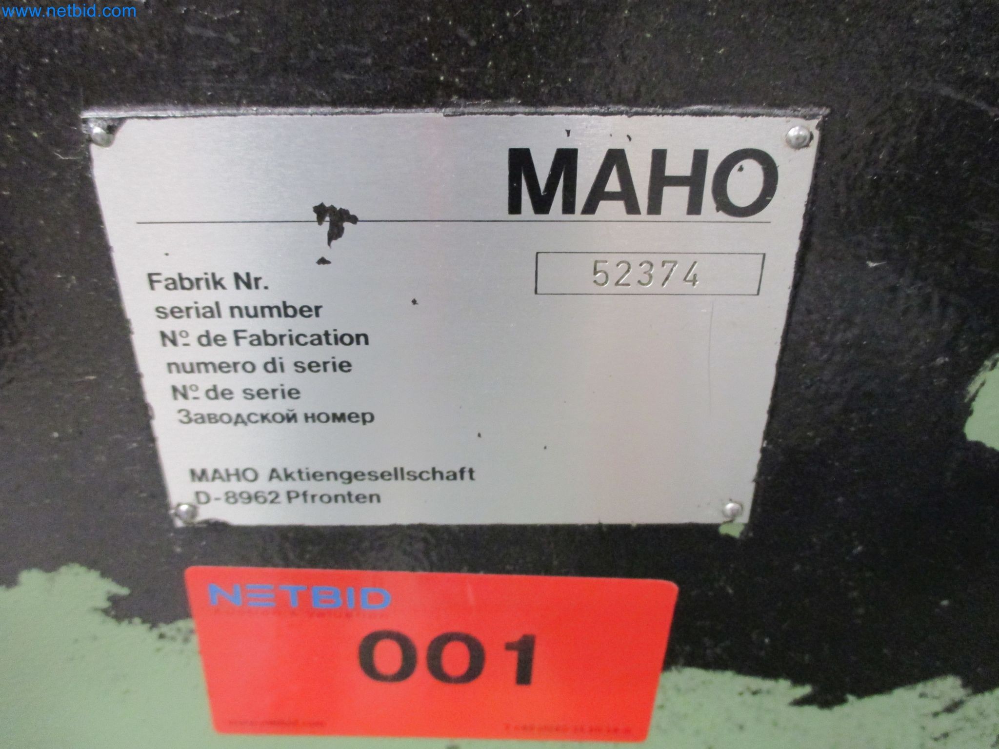 Universal-Fräsmaschine MAHO MH500M gebraucht kaufen (Auktion #19405-1 ...